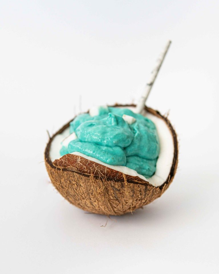 Receta helado de coco fit VikikaTeam®